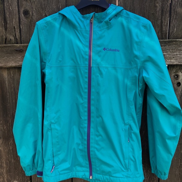 Columbia | Jackets & Coats | Columbia Hooded Reflective Zip Front Teal ...